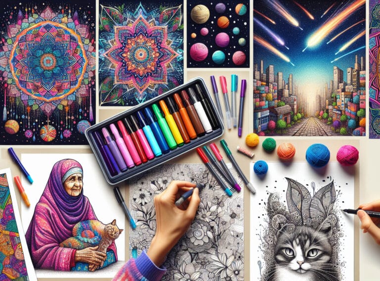 10 Creative Ideas for Drawing with Gel Pens